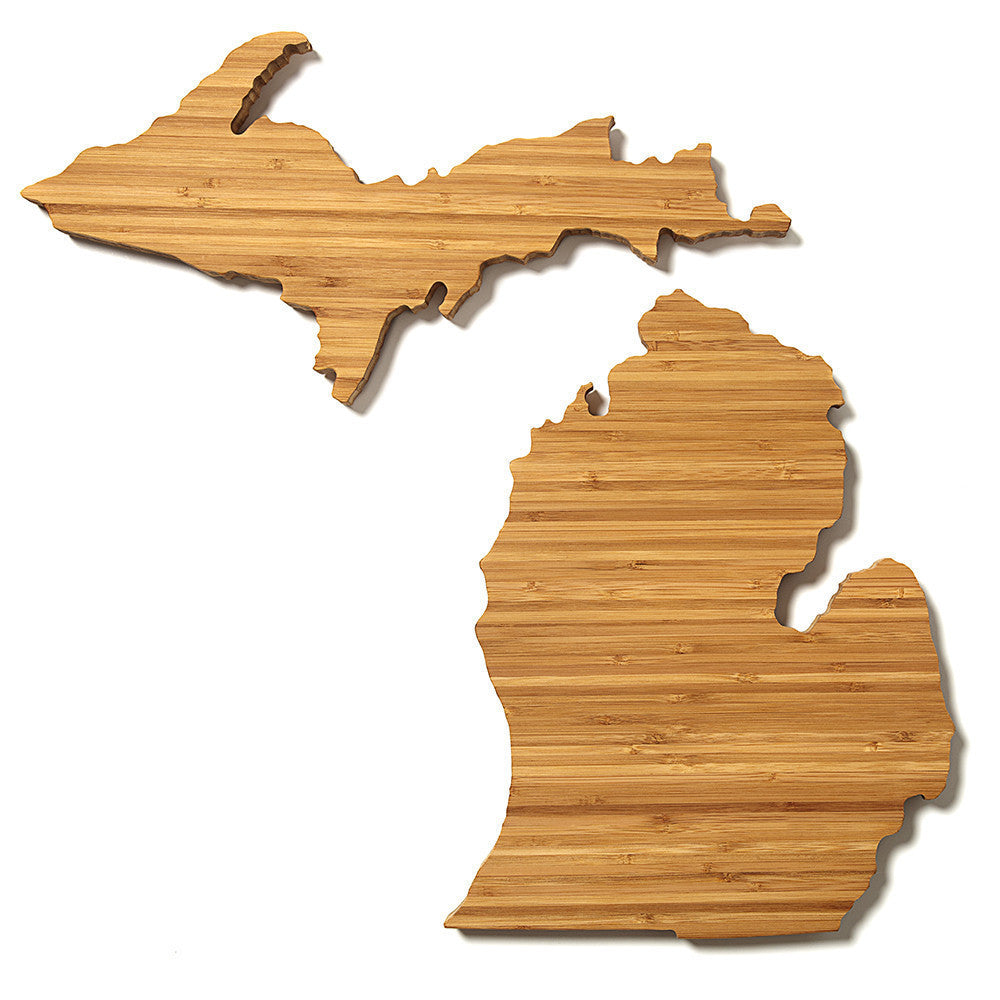 Michigan State Shaped Cutting Board – AHeirloom